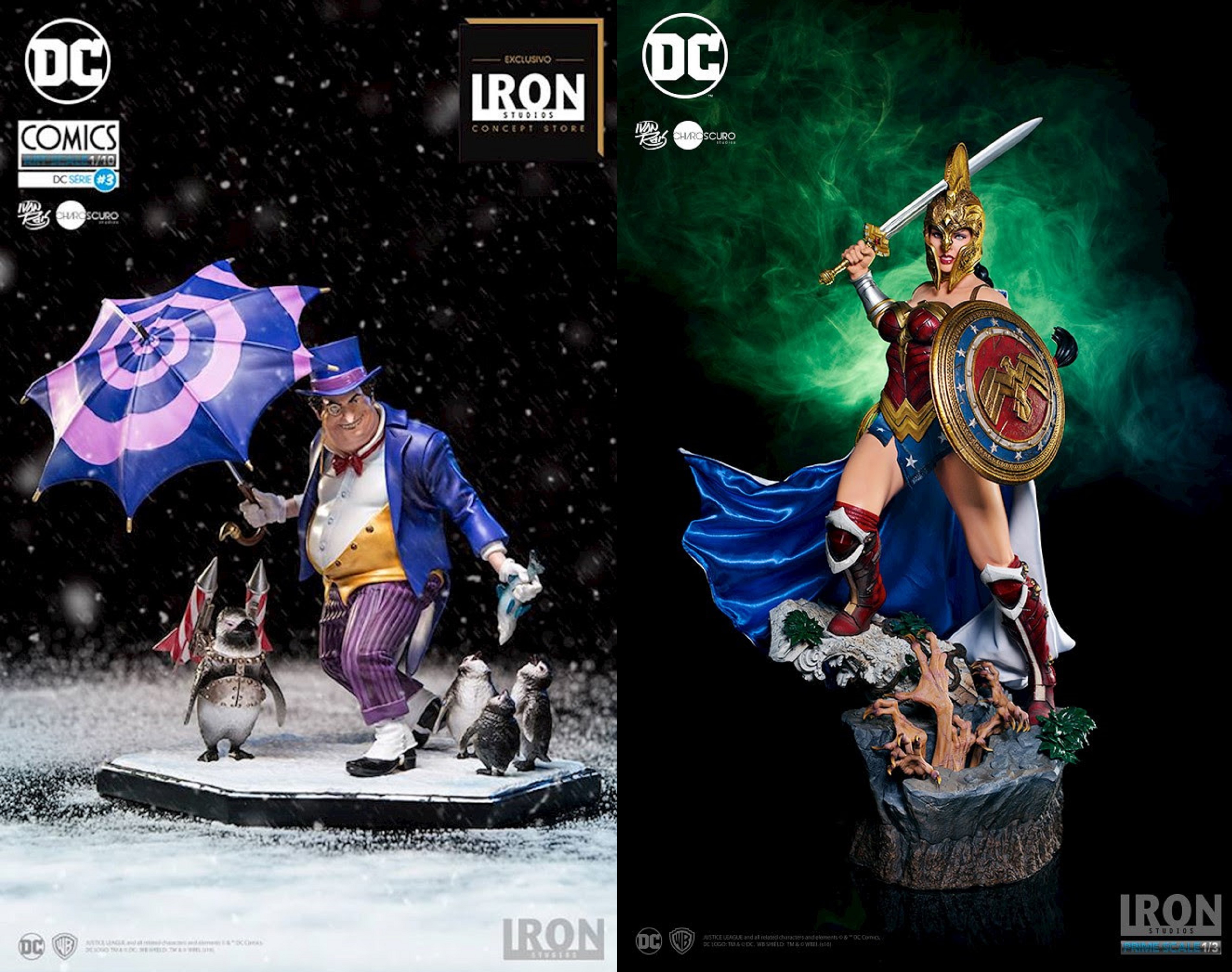 Iron Studios divulga novos colecionáveis desenvolvidos por Ivan Reis ...